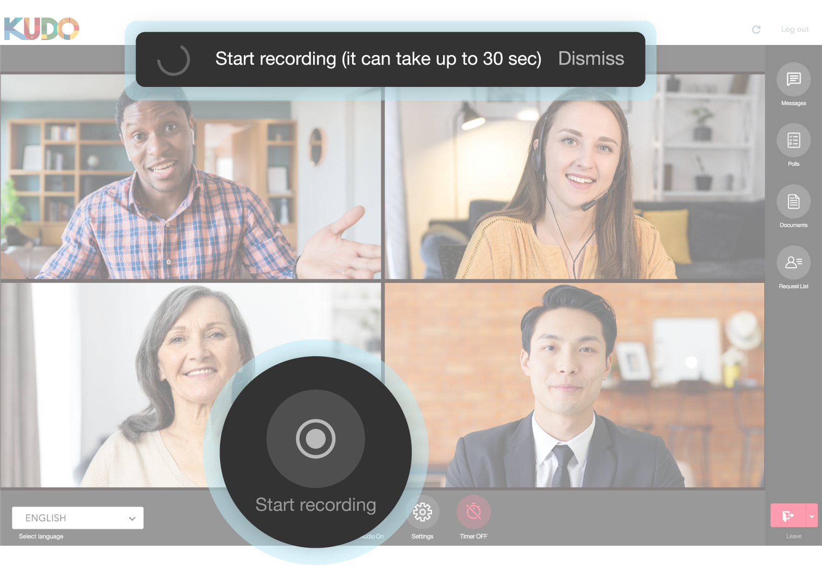 How to use the multilingual recording feature on KUDO Meeting – KUDO ...