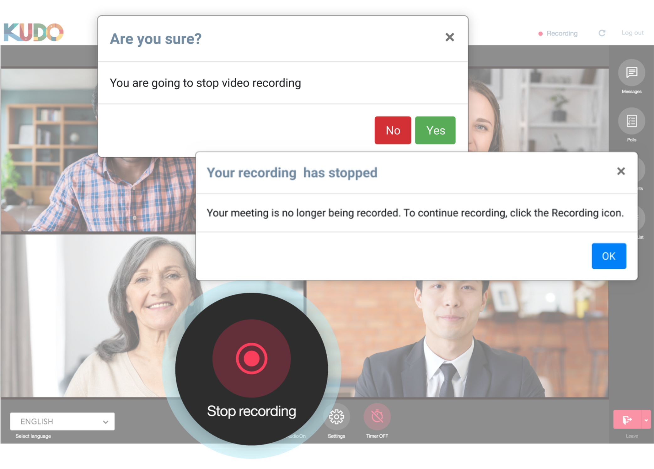 How to use the multilingual recording feature on KUDO Meeting – KUDO ...